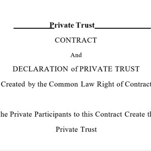 Common Law Irrevocable Trust Documents Trust Documents How to Open a ...