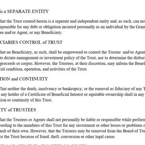 Common Law Irrevocable Trust Documents Trust Documents How to Open a ...