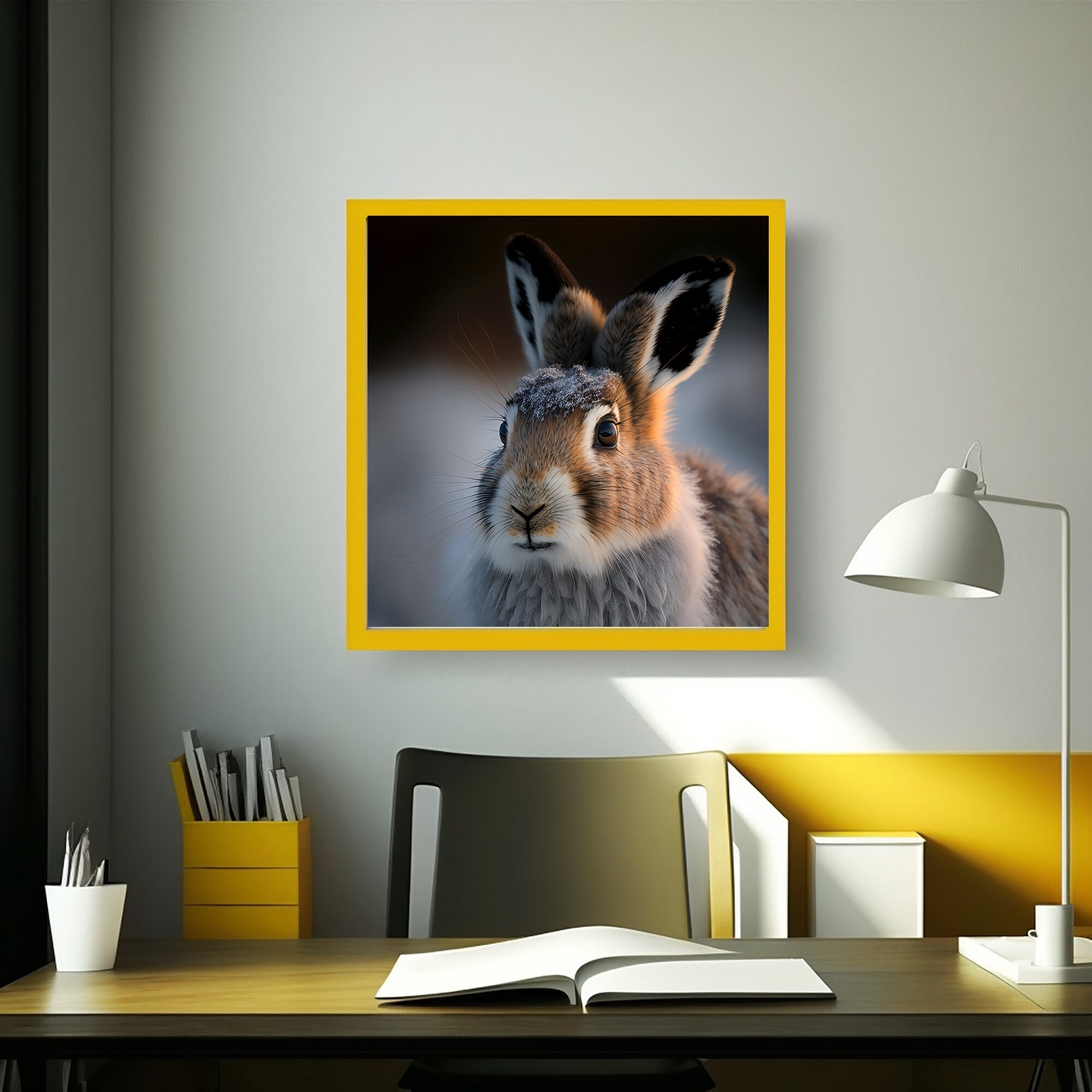 Wild Rabbit Nature Photography - Digital Print Download - Close-up Wild ...