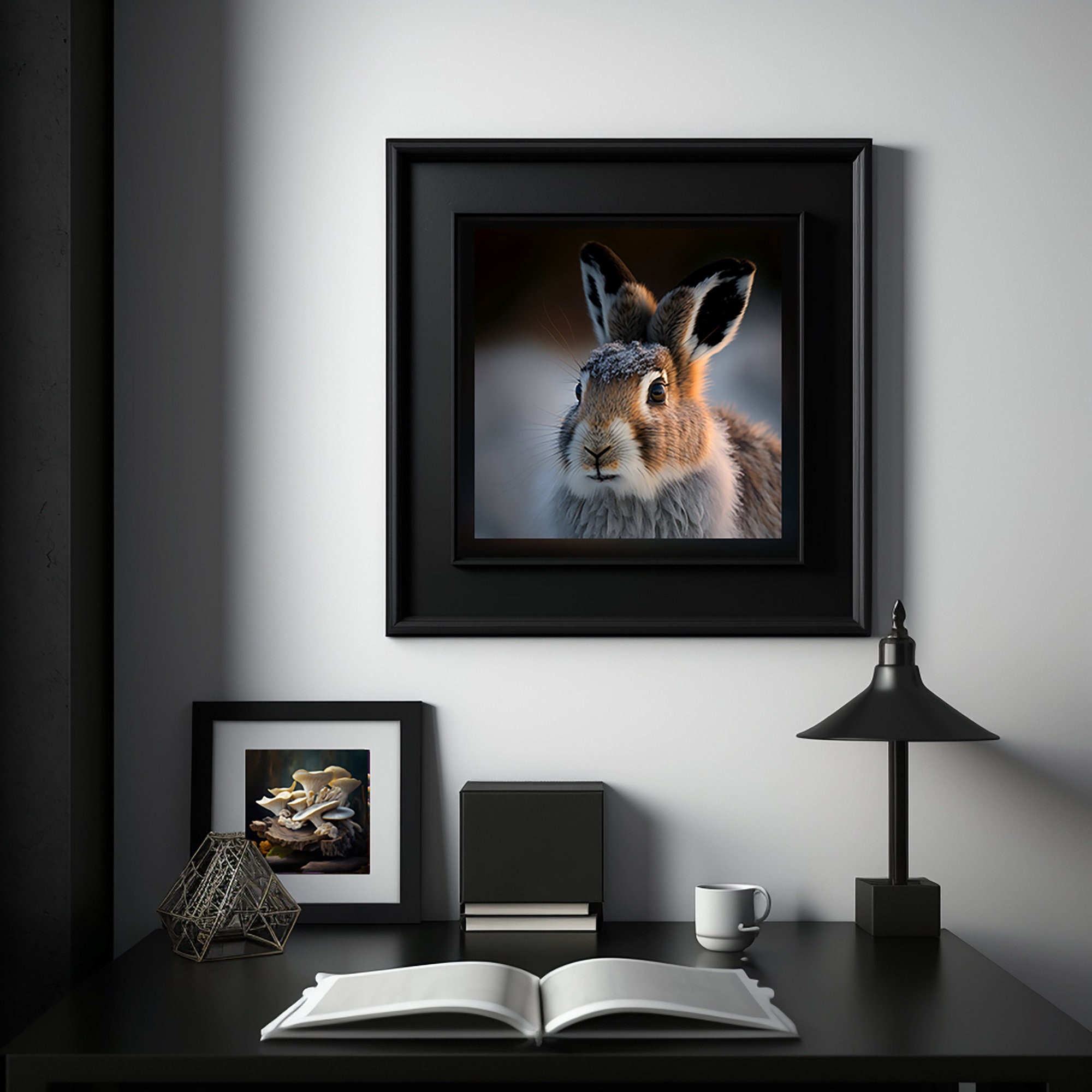 Wild Rabbit Nature Photography - Digital Print Download - Close-up Wild ...