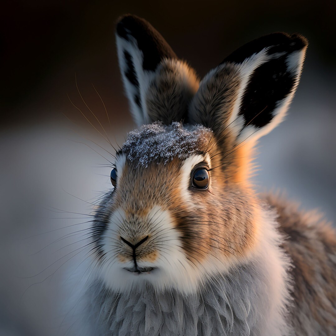 Wild Rabbit Nature Photography - Digital Print Download - Close-up Wild ...