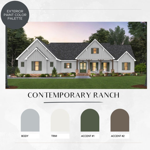 Exterior House Colors Ranch Style Home Ranch House Exterior Ranch