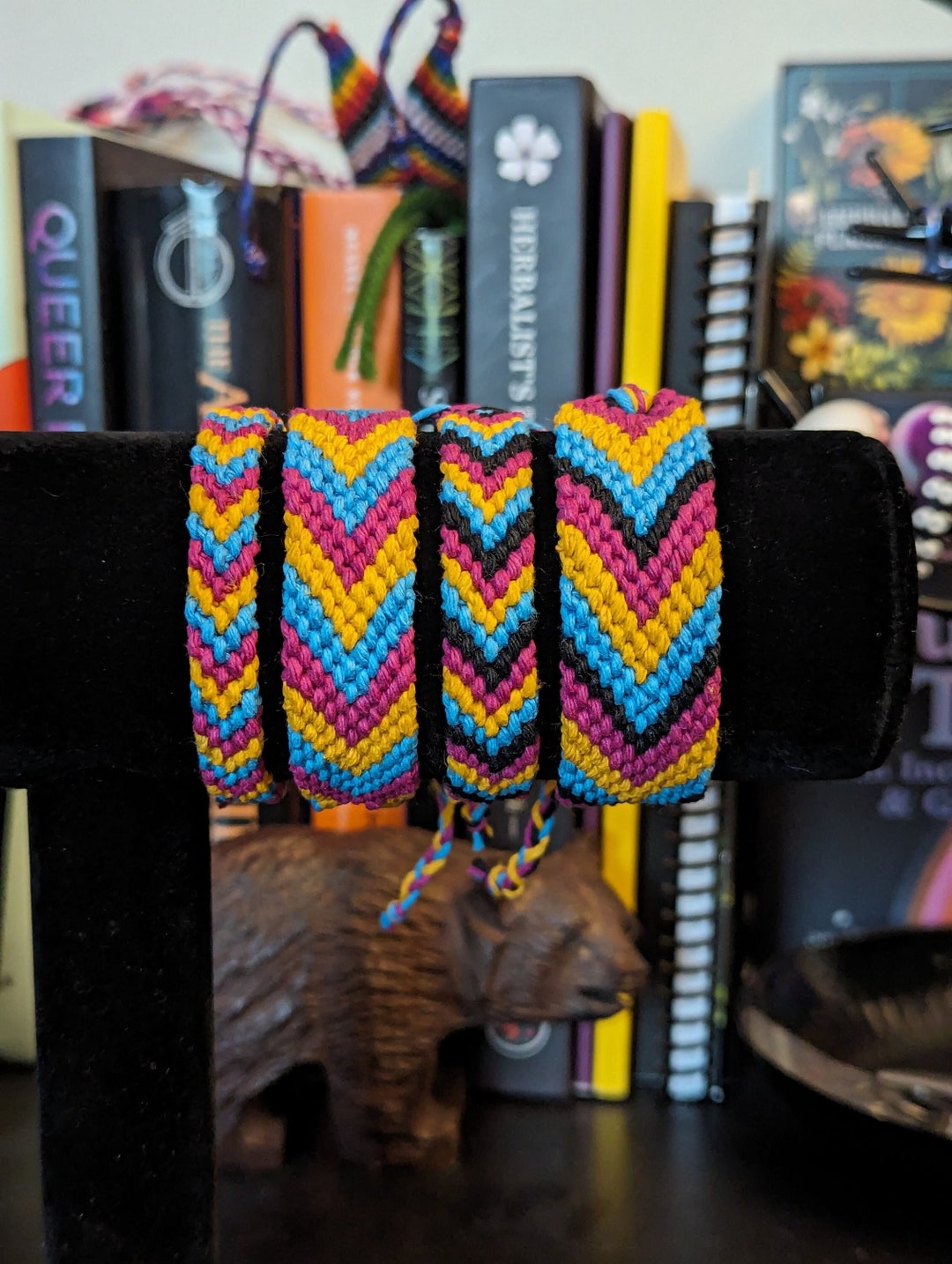 Pansexual / Pan Bracelet **UPDATED 2024** - 100% Hemp - LGBTQIA+ LGBT ...