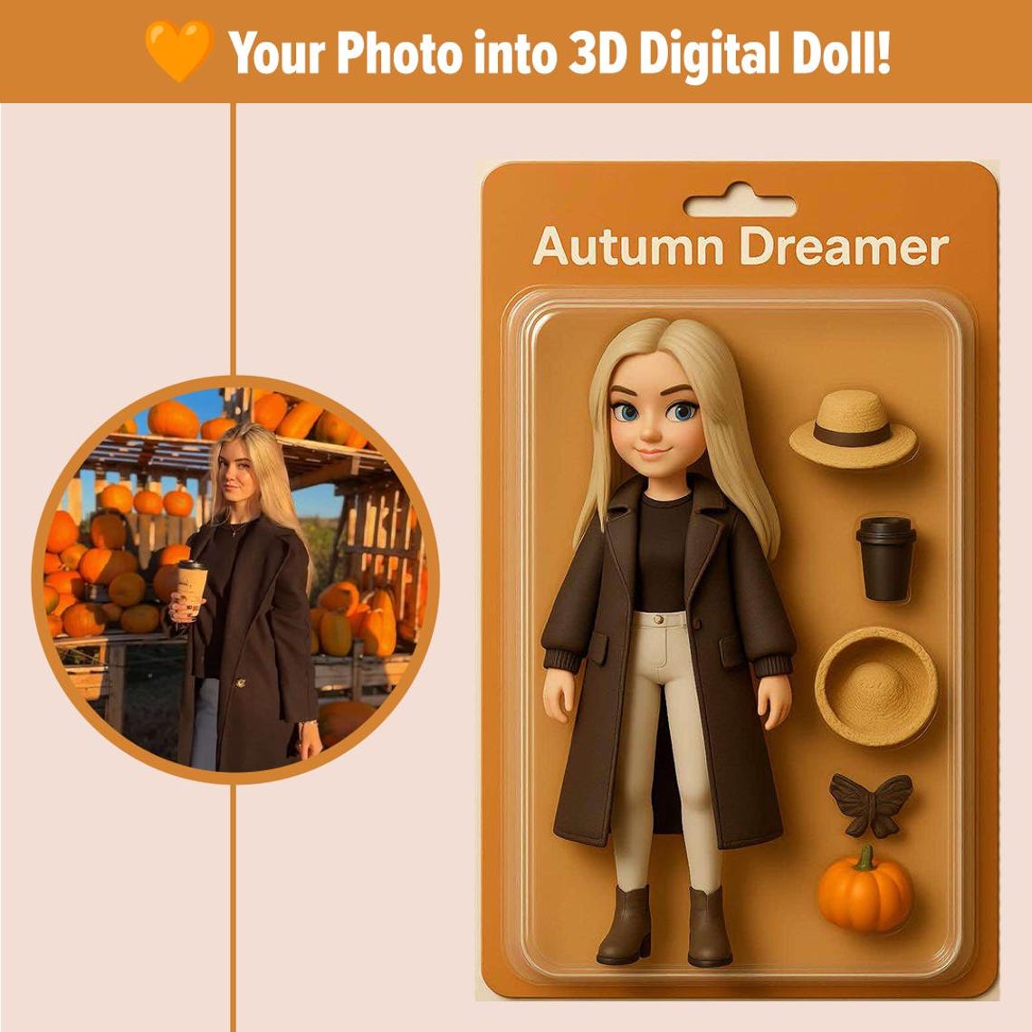 Custom 3D Digital Doll From Your Photo – Personalized Cartoon Toy Box ...