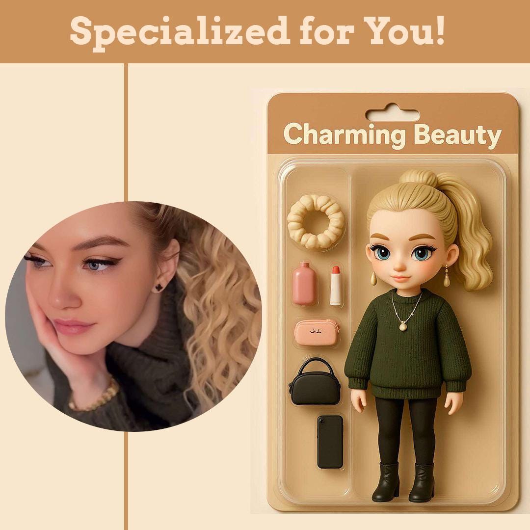 Custom 3D Digital Doll From Your Photo – Personalized Cartoon Toy Box ...