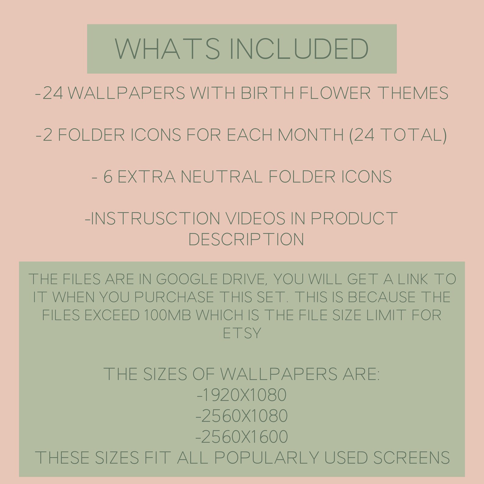 Birth Flower Theme 2023-2024 Calendar Wallpaper & Folders | Mac Folder ...