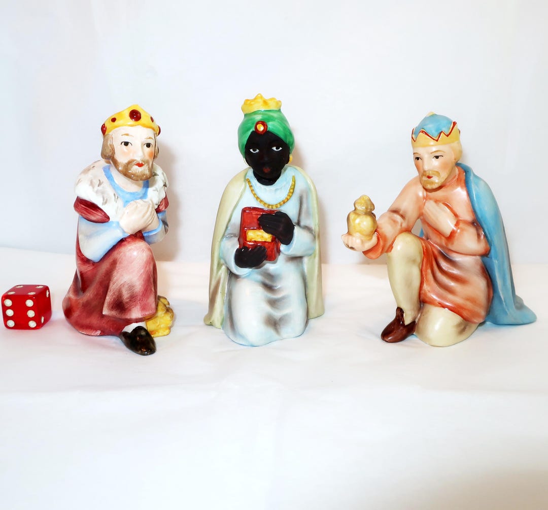 1960s GOEBEL NATIVITY FIGURINES Hummel HX257 Tmk3 3 Choose Wise Man ...