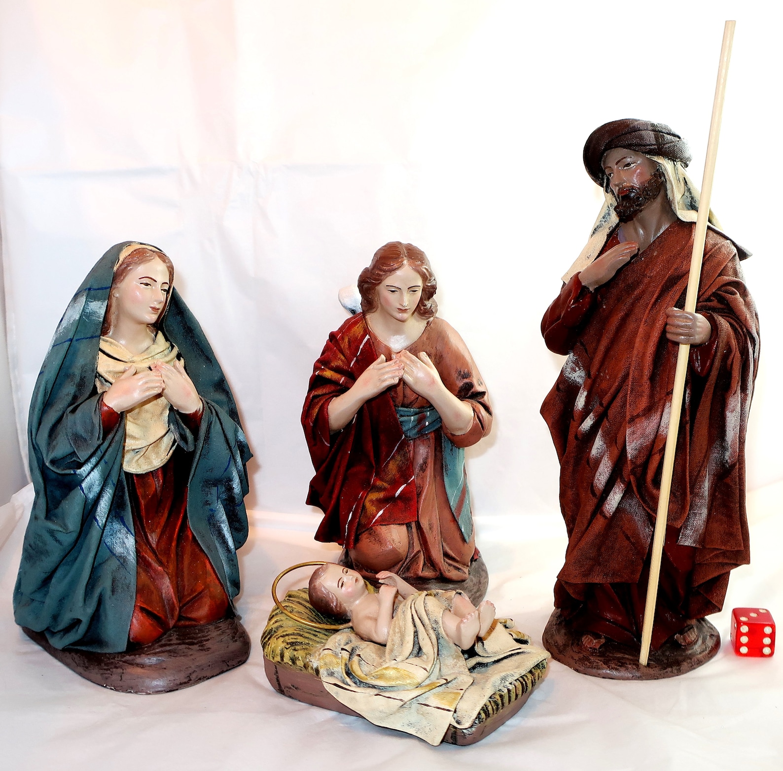 PUIG SPANISH NATIVITY Set 6 Piece Hand Painted Terracotta - Etsy