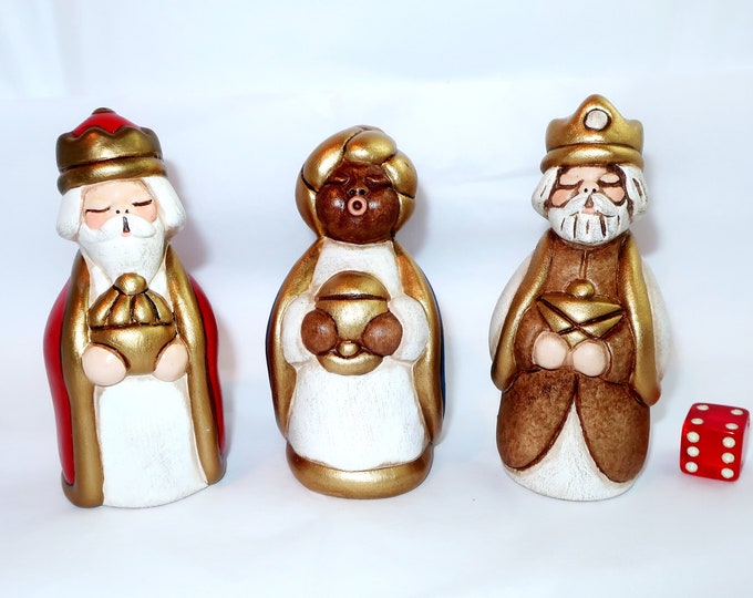 THUN NATIVITY KING Wise Man Pottery Crib Creche Figurine Choose ...