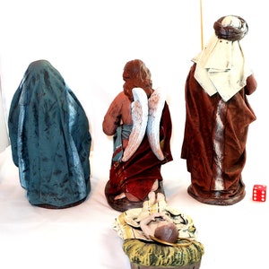 PUIG SPANISH NATIVITY Set 6 Piece Hand Painted Terracotta - Etsy