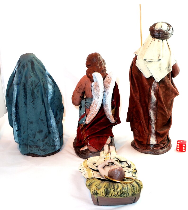 PUIG SPANISH NATIVITY Set 6 Piece Hand Painted Terracotta - Etsy