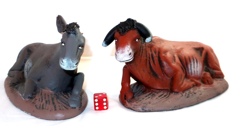 PUIG SPANISH NATIVITY Set 6 Piece Hand Painted Terracotta - Etsy