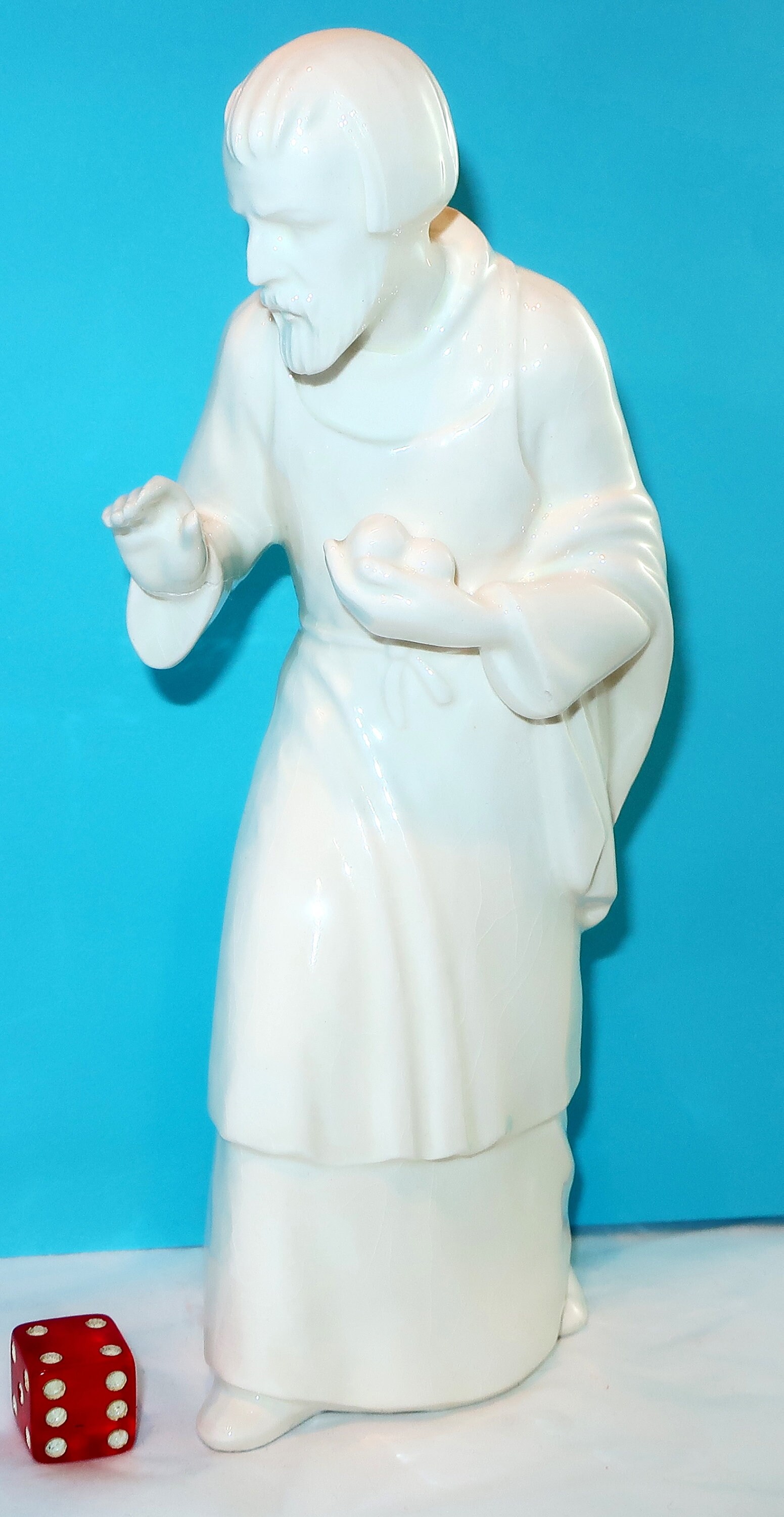 1951 HUMMEL GOEBEL NATIVITY Joseph 214B TMK3 Standing With Repaired ...