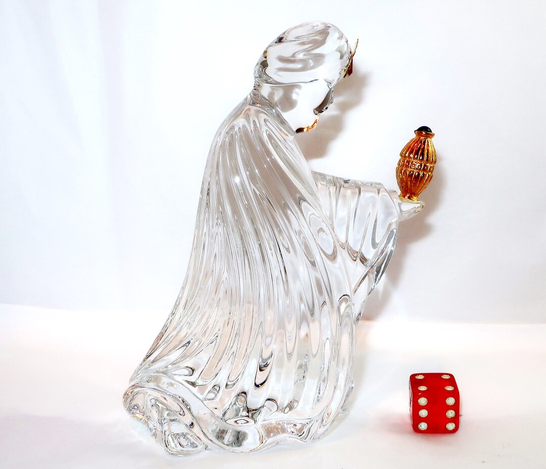 GORHAM CRYSTAL NATIVITY King Balthazar Accessory Figurine Gold - Etsy