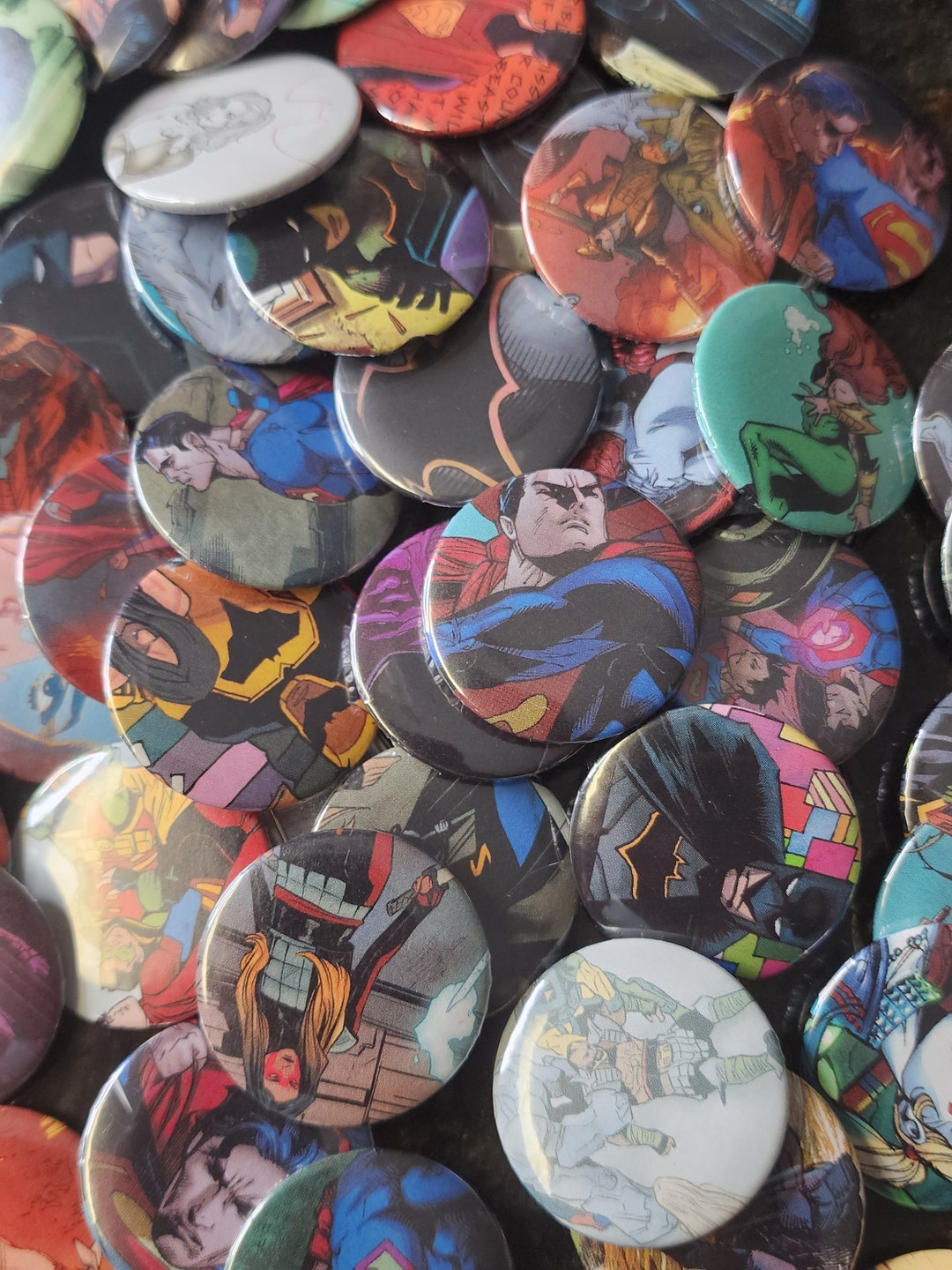 1.25 Grab Bag Random Dc Comics Buttons Pack of 5 - Etsy