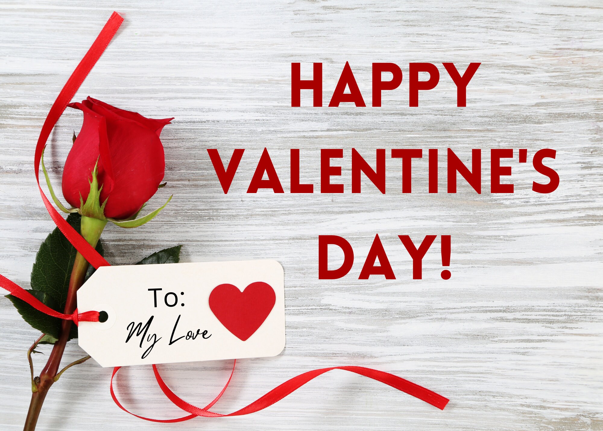 Printable Valentines Card Happy Valentines Card Digital Valentines Card ...