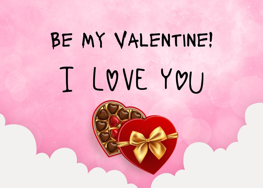 Printable Valentine's Card Funny Valentines Card Digital Valentines ...