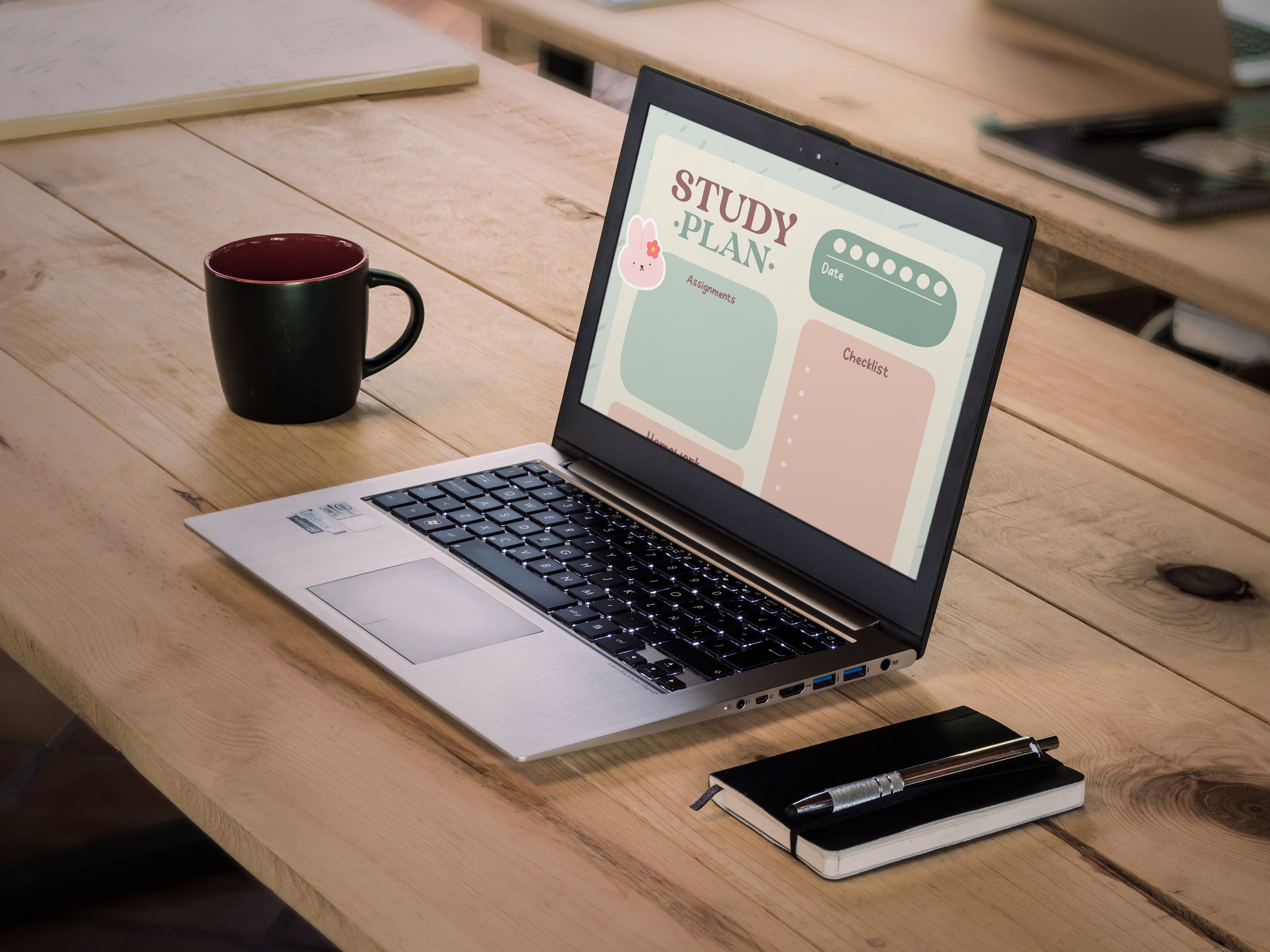 Fancy Study Planner 2023 | Printable Study Planner - Etsy