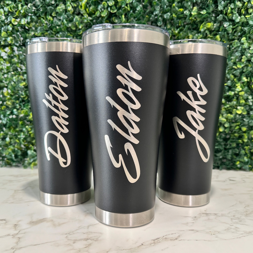 32oz Custom Engraved Tumbler, Personalized Tumbler, Custom Logo ...