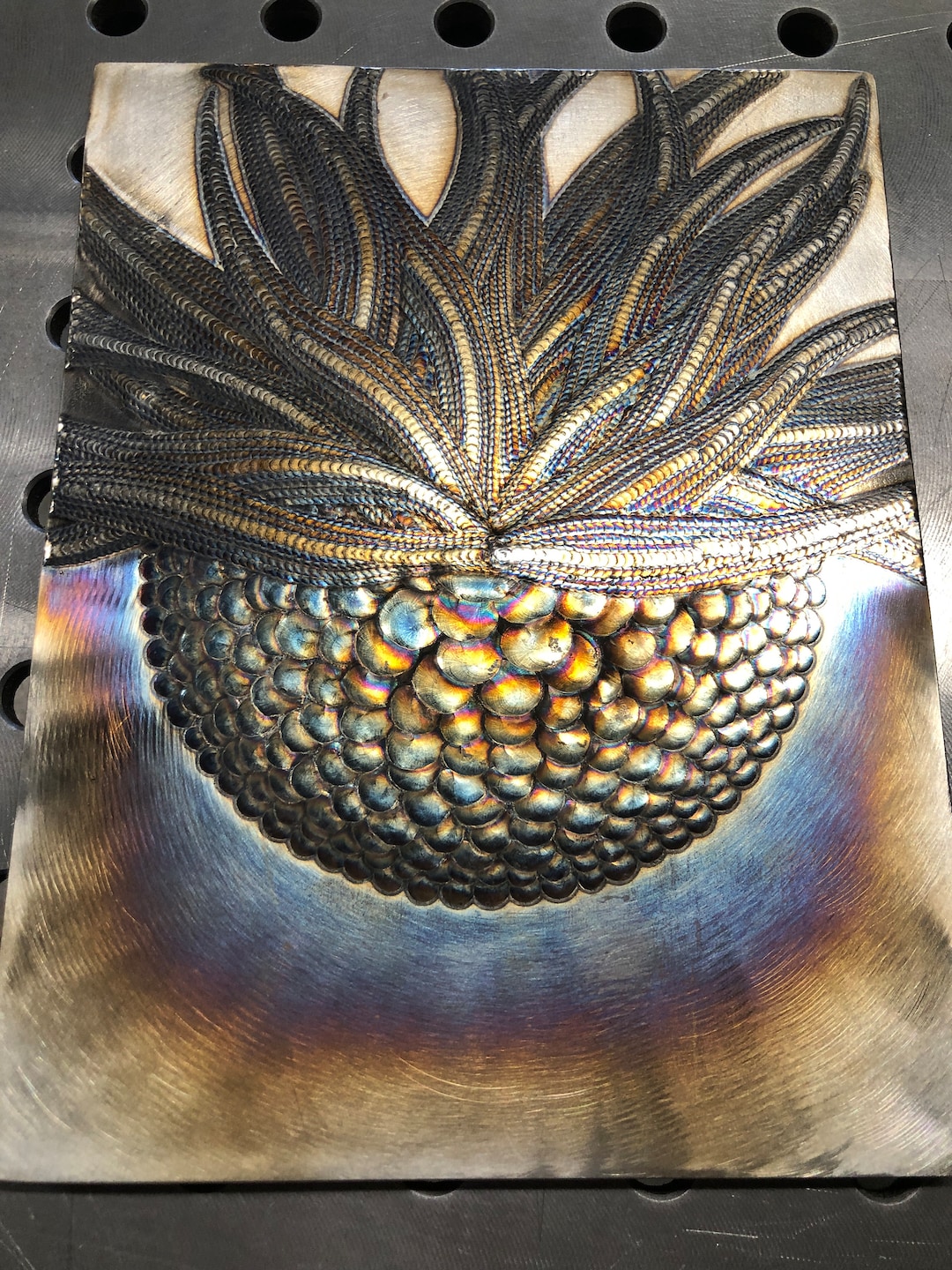 Dying Star TIG Weld Art Metal Art - Etsy