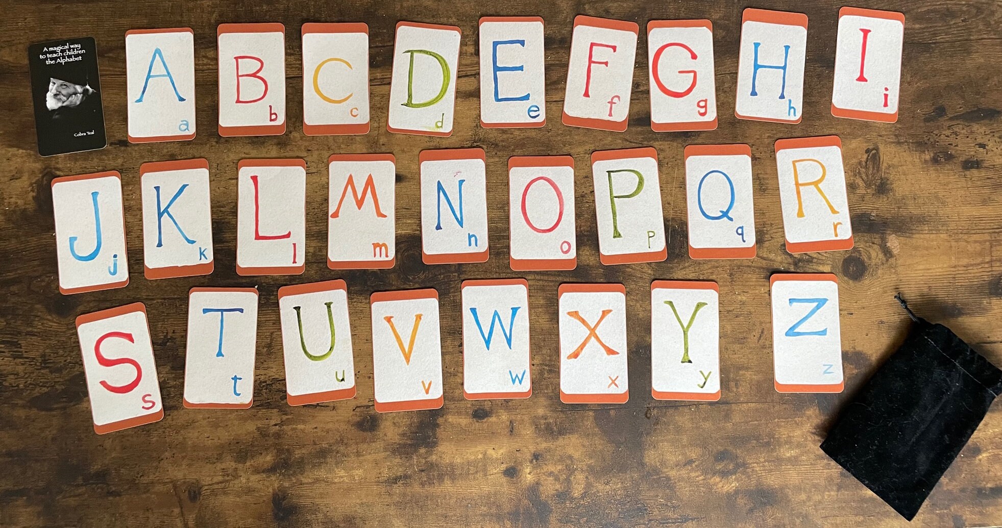 Children's Magical Alphabet Cards Watercolor - Etsy