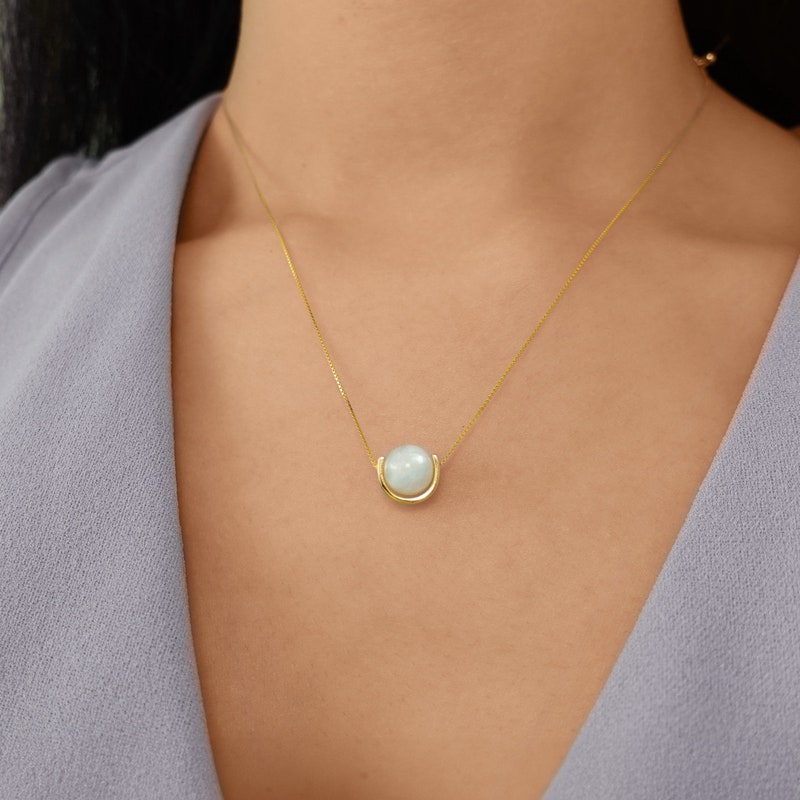 June Birthstone Necklace - Etsy