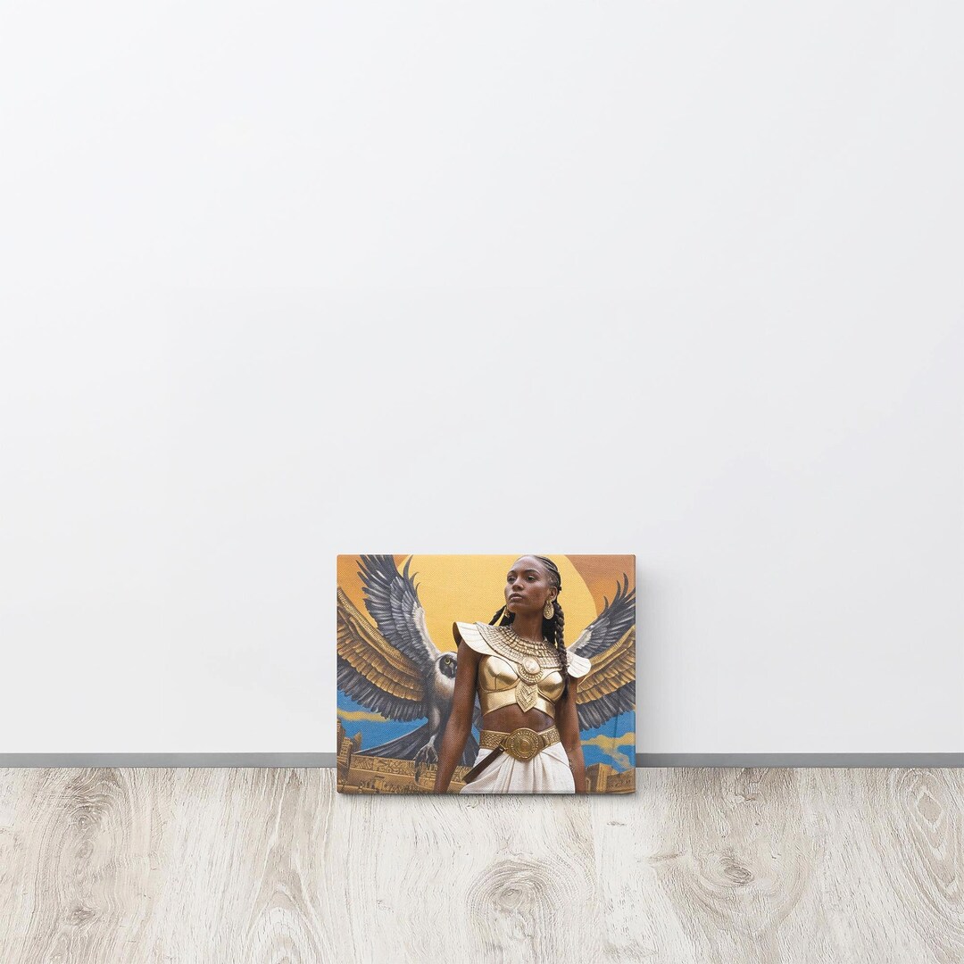 Kemetic Nubian Queen Urban Art Print – Black Woman Posing by NYC ...
