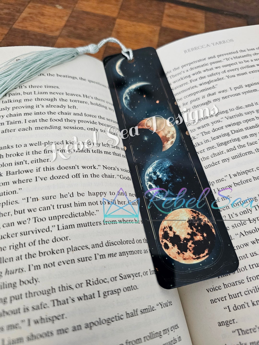 Moon Phases Bookmark - Etsy