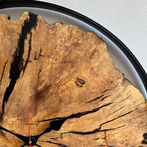 Wall Clock Made of Alder Clock Wall Decoration Solid Wood - Etsy