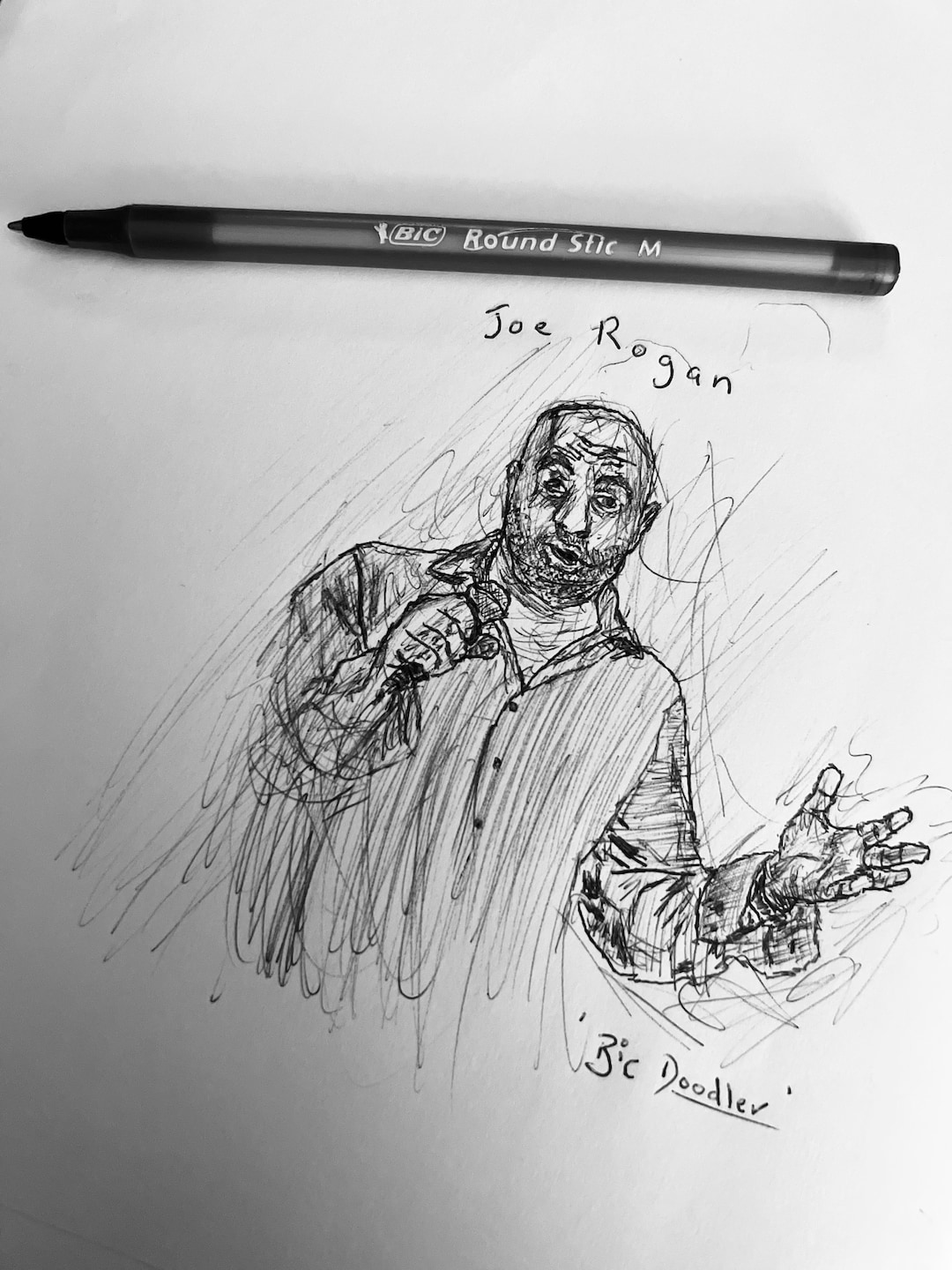 Hand Drawn JOE ROGAN 1 of 1. (first Ever Instagram Post) - Etsy