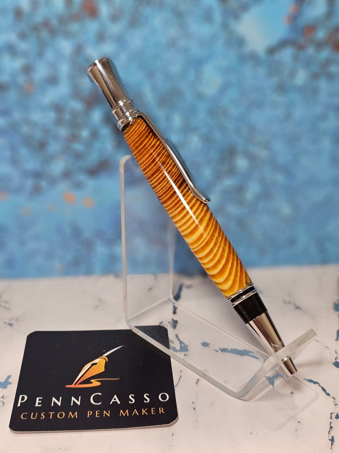 Unique Wood Pen Engravable Personalized Wooden Pen Handmade Luxury Pen ...