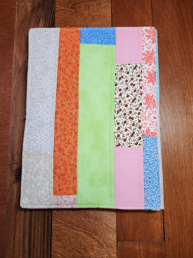 Quilted Journal Cover Handmade Patchwork Notebook for Journaling - Etsy