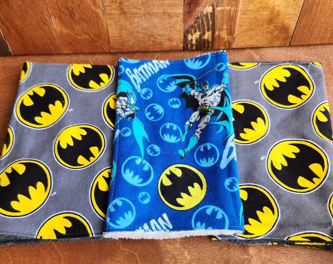 Batman Terry Burp Cloth for Baby Shower Gift Batman Themed Baby Gift ...