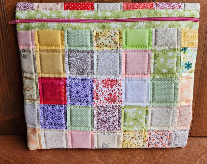 Project Bag for Cross Stitch Project Bag Quilted Patchwork Project Bag - Etsy