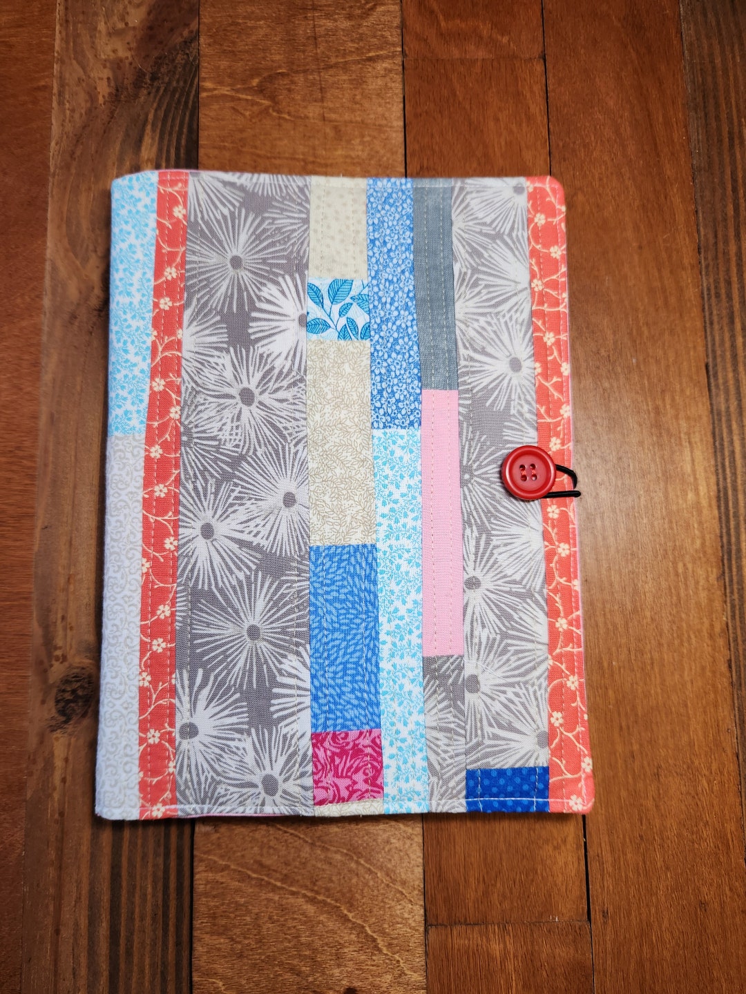Quilted Journal Cover Handmade Patchwork Notebook for Journaling - Etsy