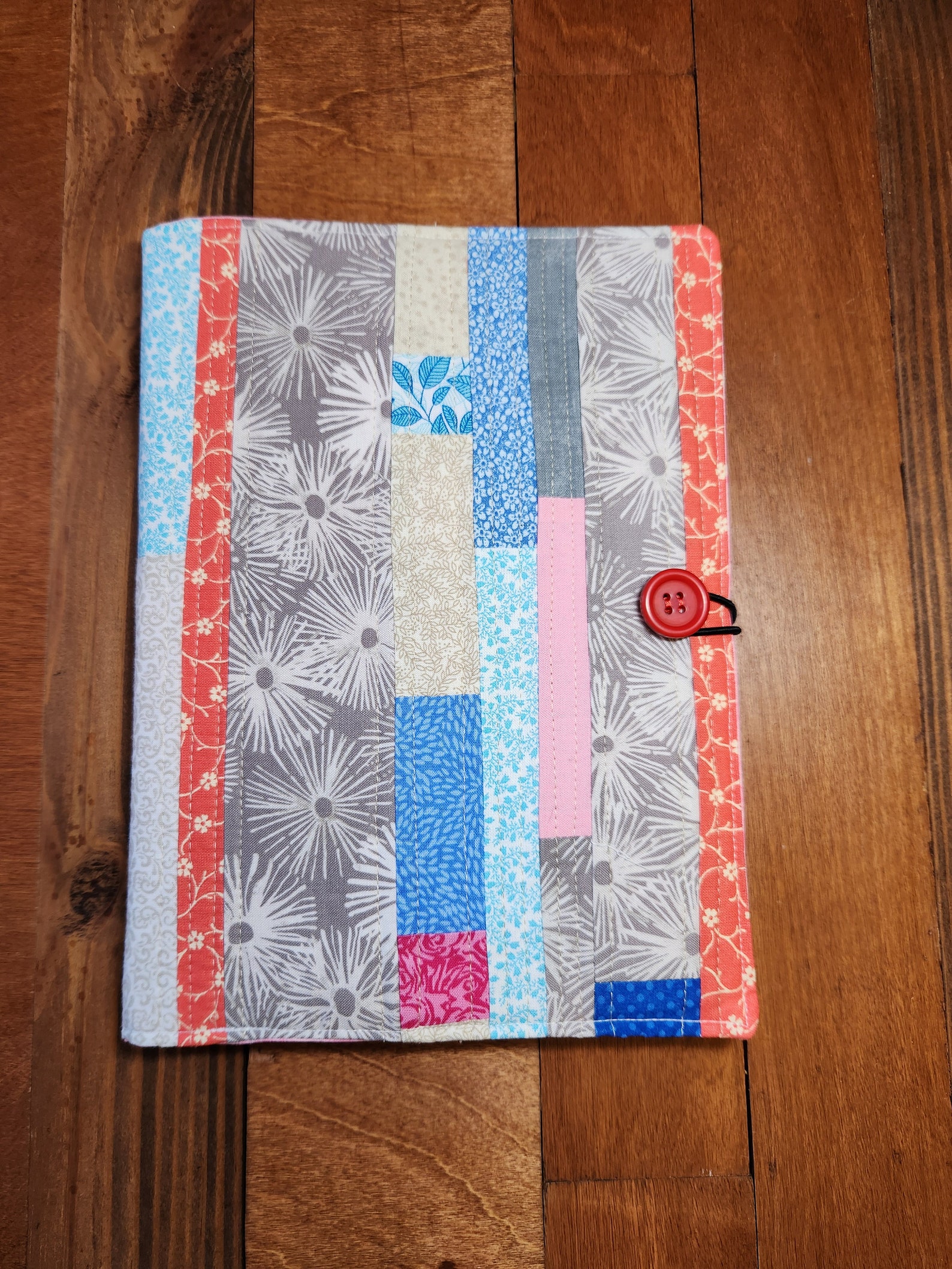 Quilted Journal Cover Handmade Patchwork Notebook for Journaling - Etsy