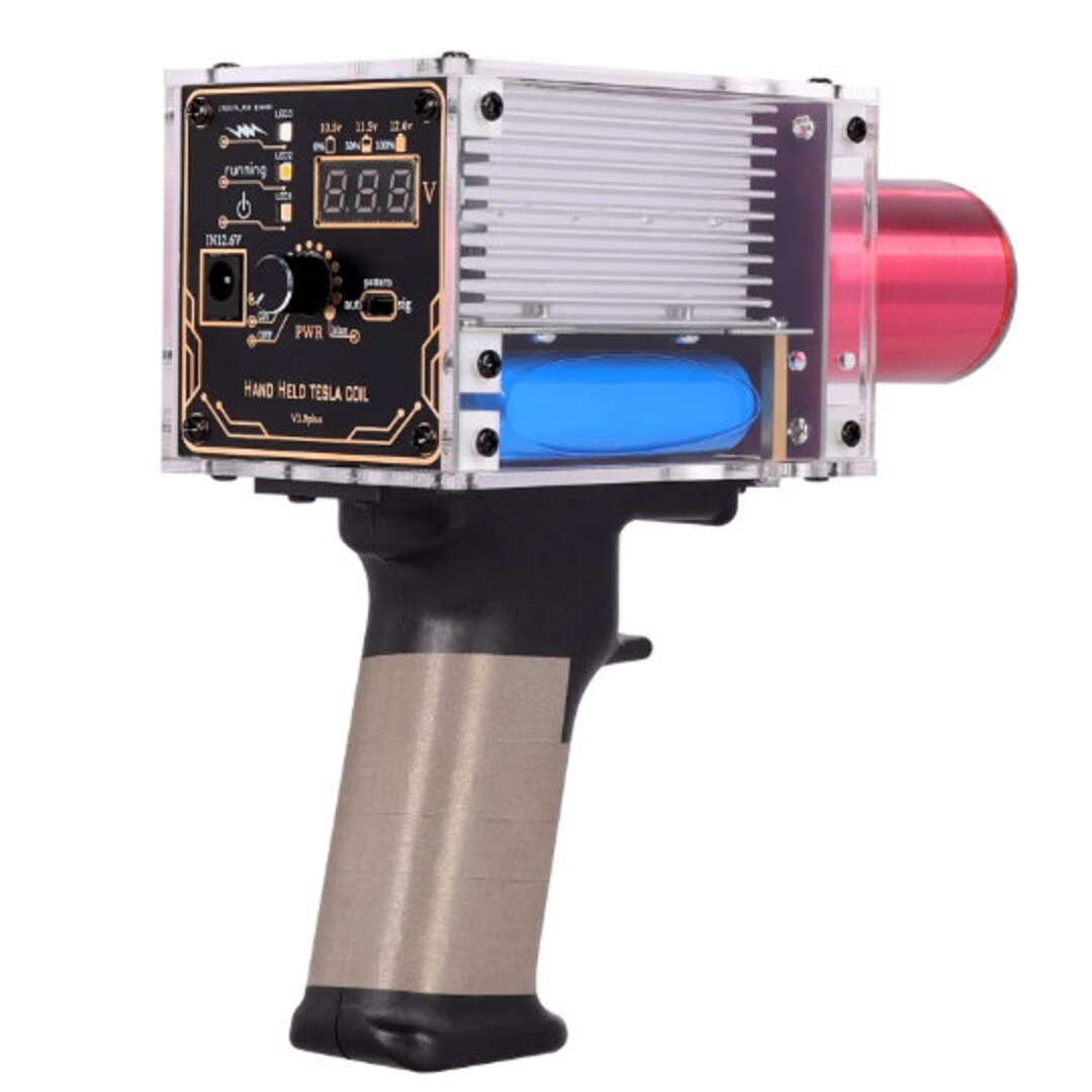 DIY Homemade Handheld Tesla Coil Gun Rechargeable Tesla Coil - Etsy