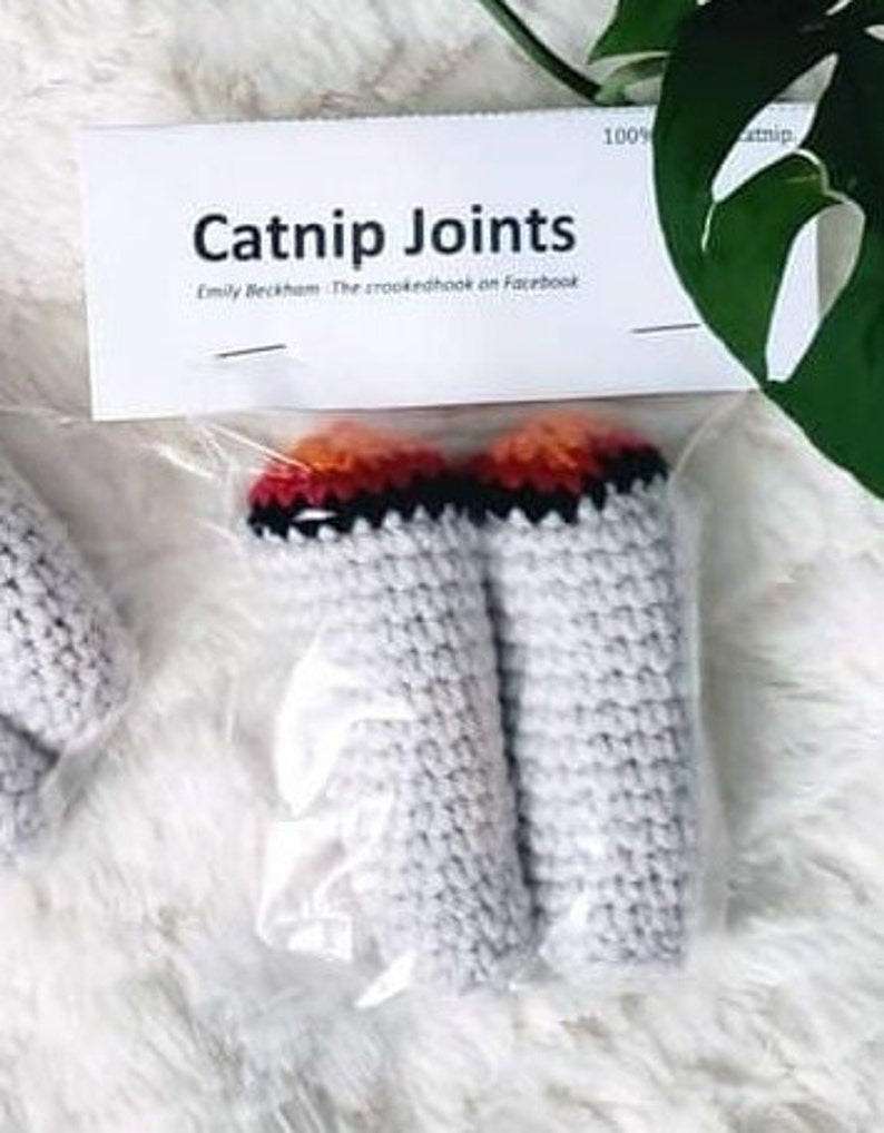 Crochet Catnip Joint Pattern Crochet Cat Toy Pattern Crochet Catnip ...