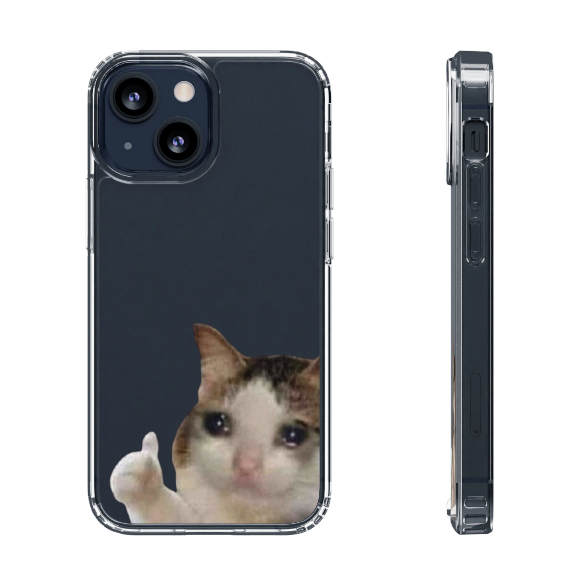 Crying Cat Meme iPhone Android 12 13 Pro, Pro Max, and Mini Plus S21 ...