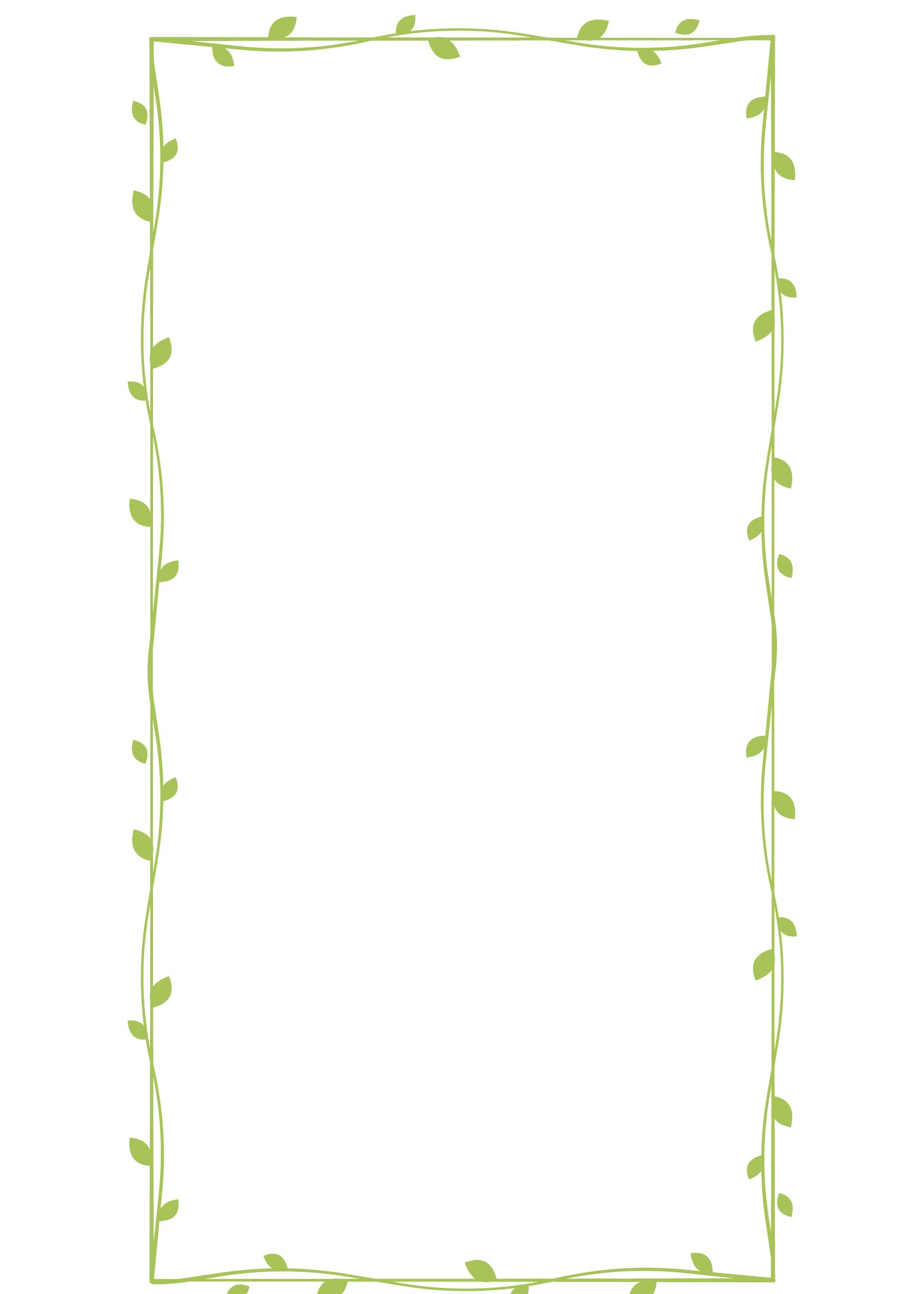 Botanical Floral Geometric Wildflower DIY Digital Template Frames and ...