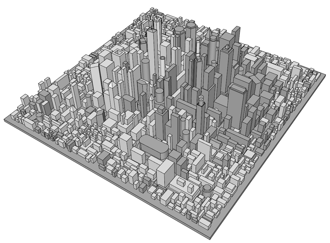 STL File Big City for 3D Printing 3d City Architecture 3d Stl - Etsy STL File Big City for 3D Printing 3d City Architecture 3d Stl - Etsy