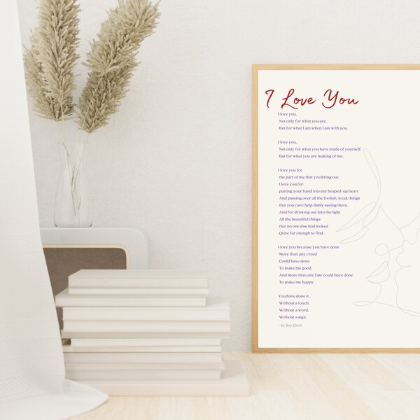 Love Poem - Etsy