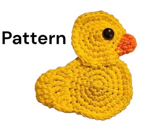 Crochet Pattern Duck Applique Pattern Instant Pdf Download - Etsy