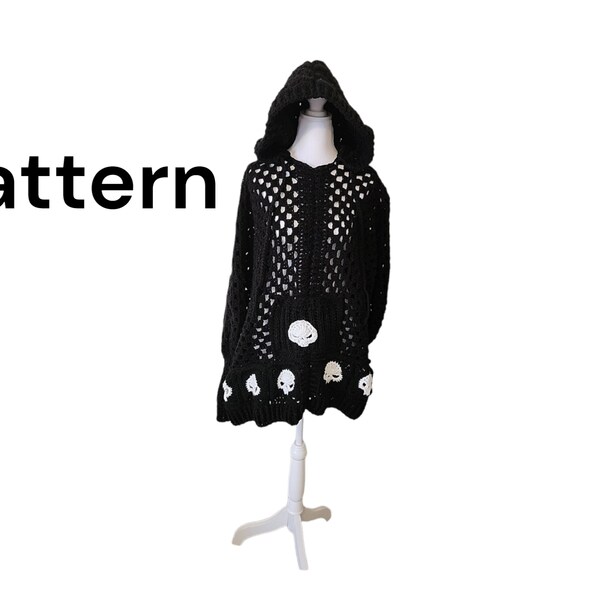 Hexi Hoodie Crochet Pattern - Etsy