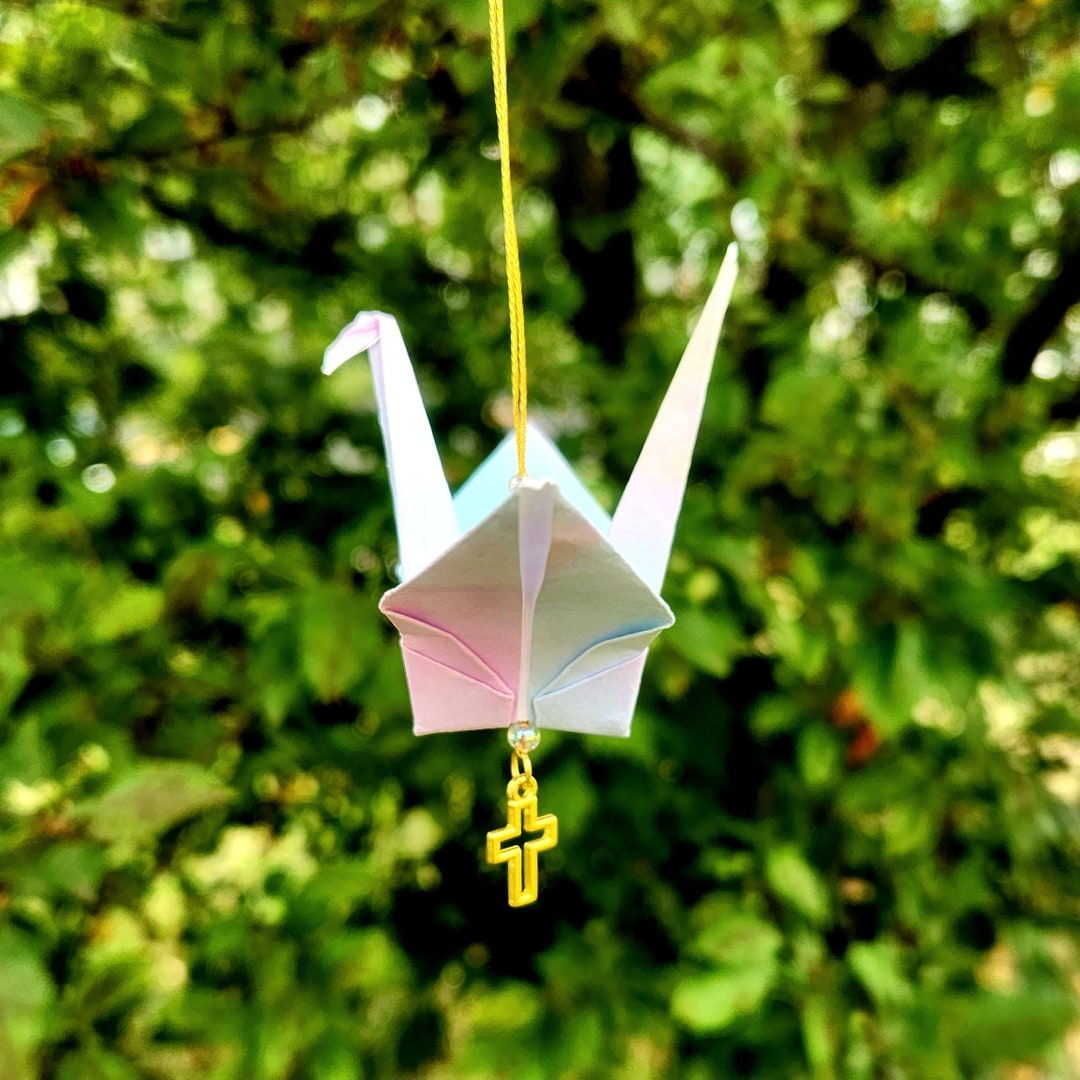 Water Color Origami Crane Ornament. Inspirational|spiritual|religious ...