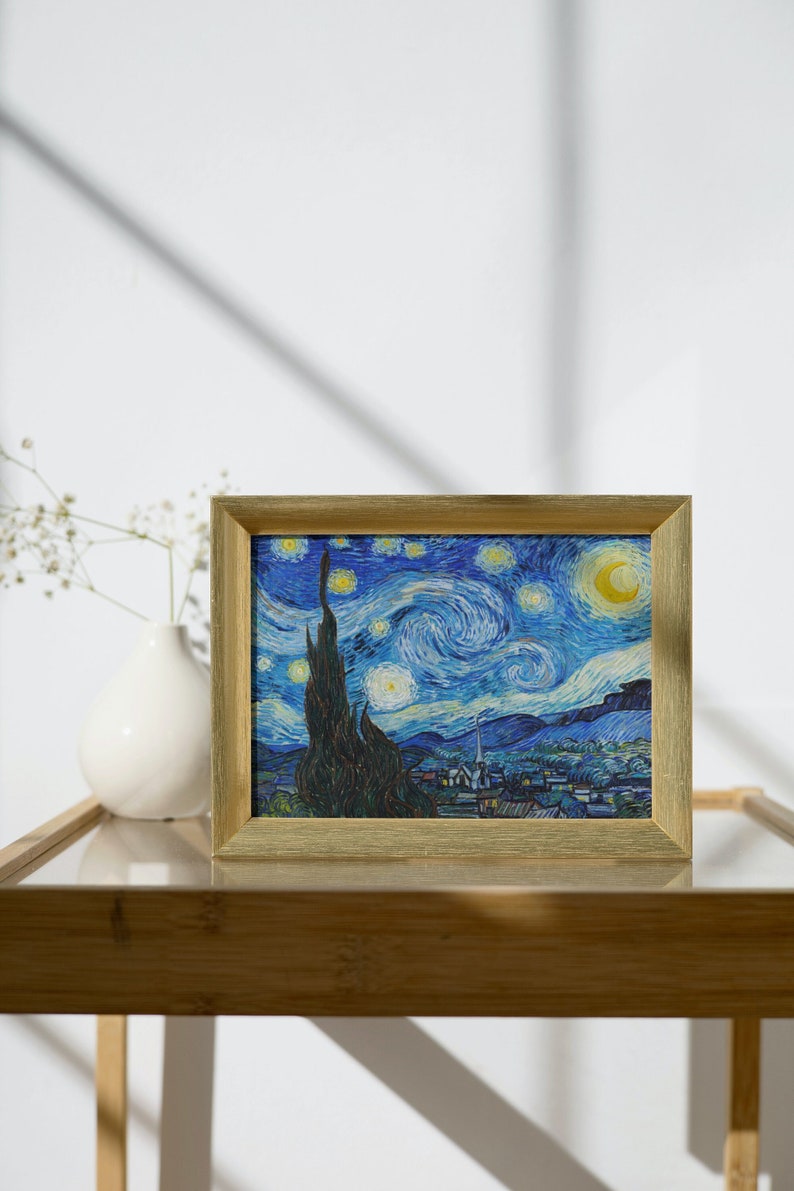 Night Sky Art Print Digital Download Nighttime Scenery Wall - Etsy