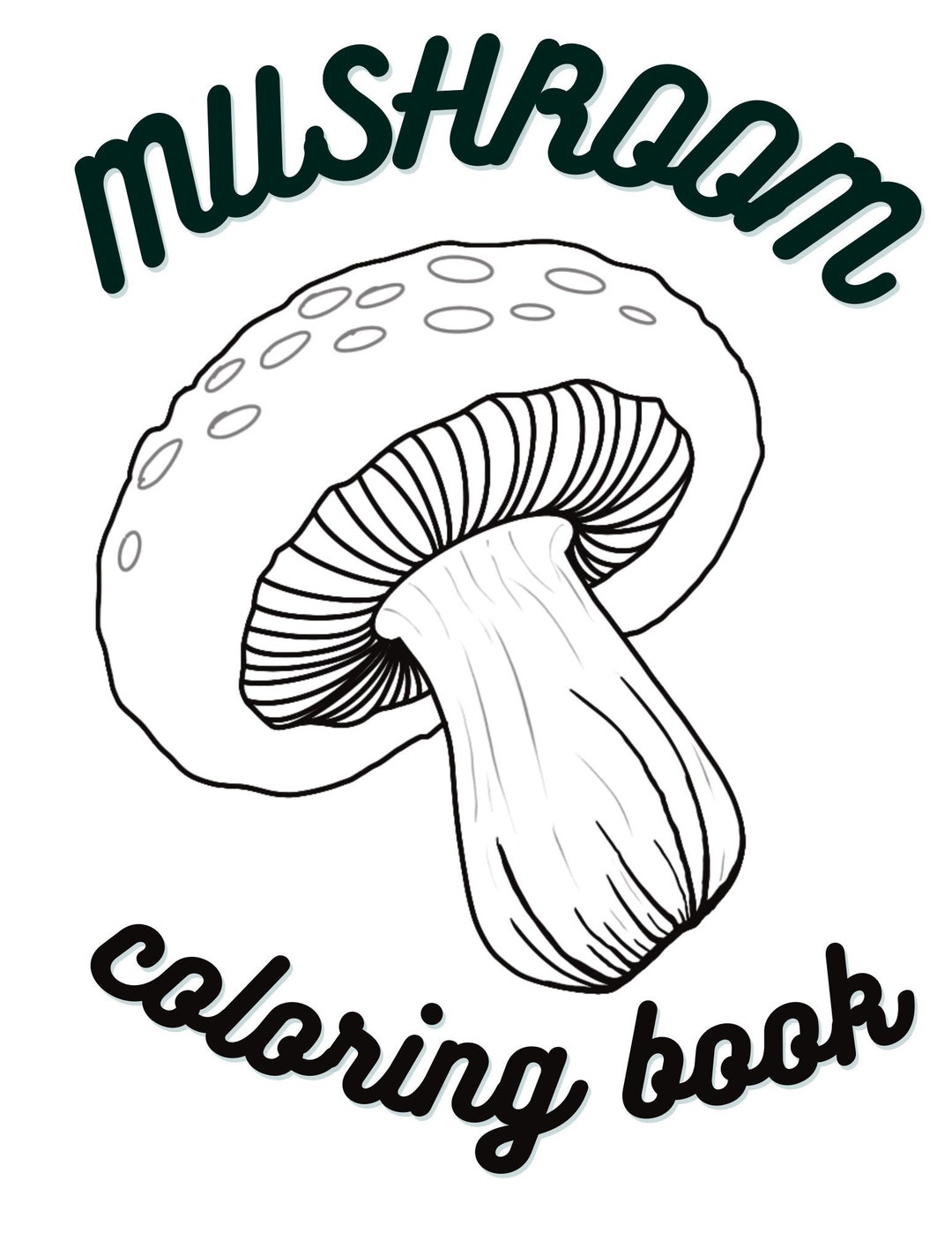 Printable Mushroom Coloring Book - Etsy