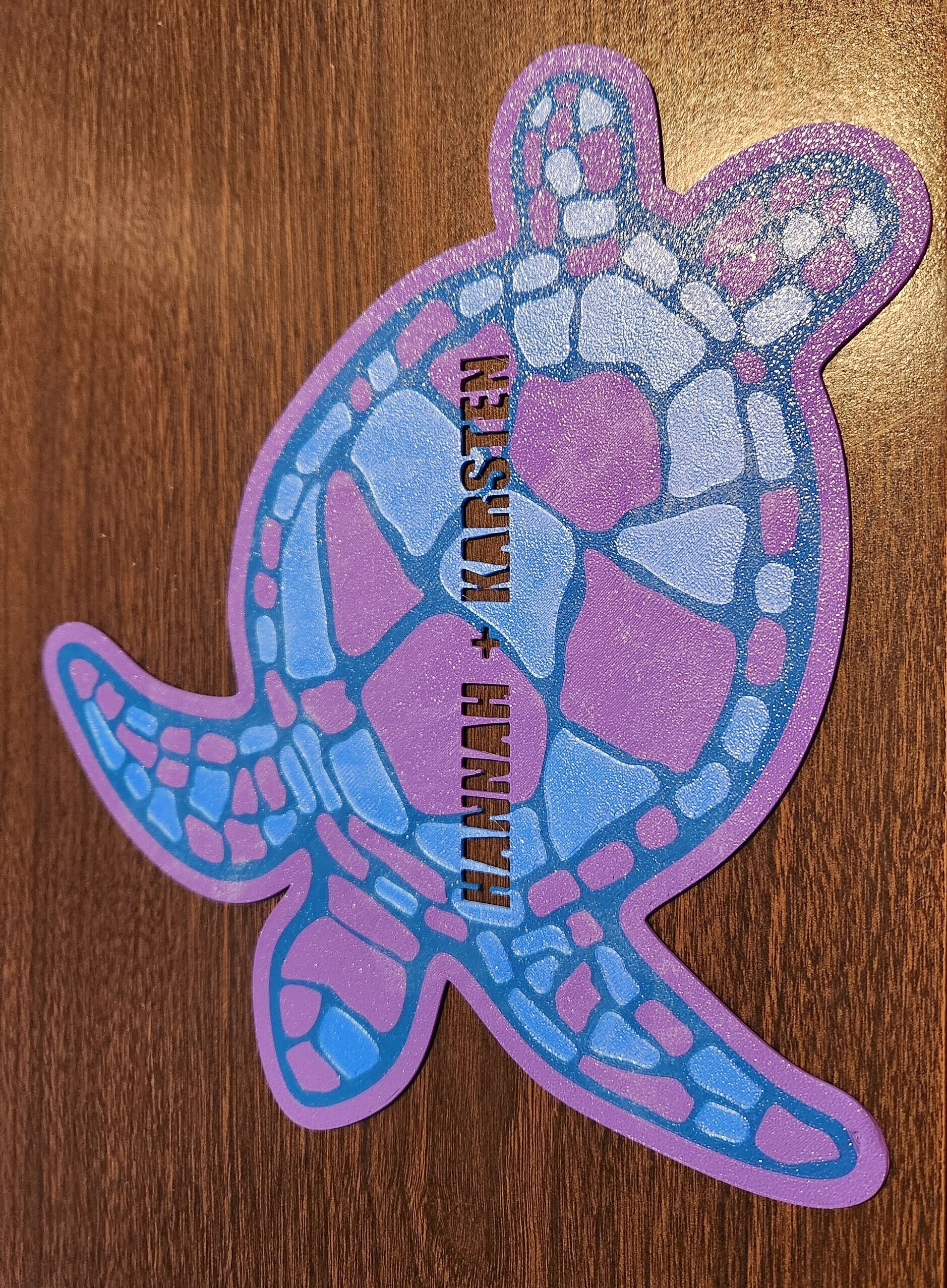 Sea Turtle Door Decor - 3D Print - Etsy