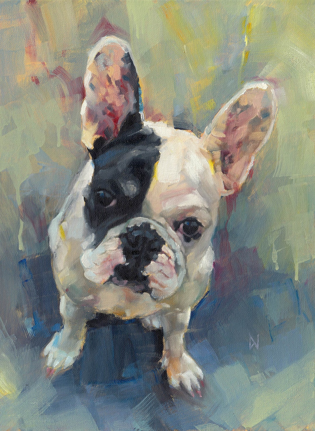 Custom Pet Portraits, Dog Portrait, Hand-painted Oil on Canvas ...