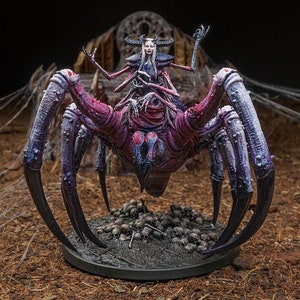 Lolth, Queen of Spiders Drider Miniature for Dungeons and Dragons - Detailed Tabletop RPG ...